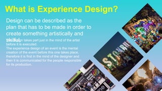Experience Design Presentation | PPT
