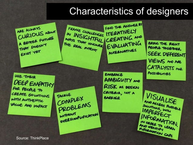 Experience design thinking (master 1) | PPTX