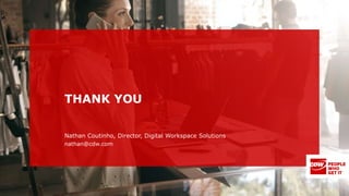 Case Study: CDW's DWS Journey (Nathan Coutinho) | PPT