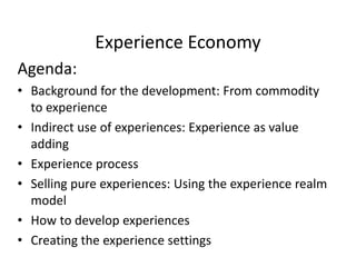 Experience economy - How to Survive in the 21st Century | PDF
