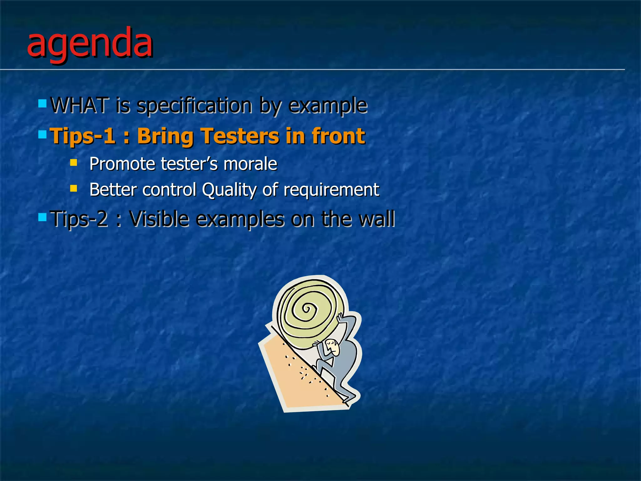 Experience from specification_by_examples | PPT