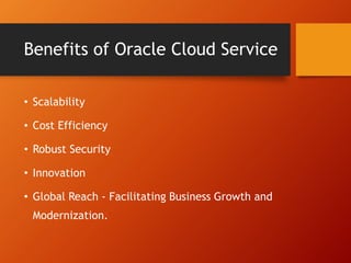 Experience Innovation with Oracle Cloud Services by Orb IT People.pptx