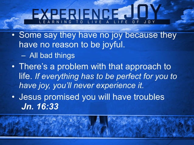 Experience Joy | PPT