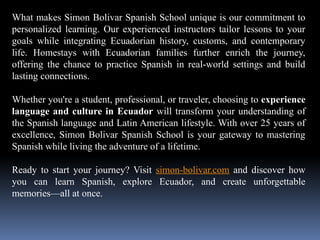 Experience Language and Culture in Ecuador - An Unforgettable Journey ...