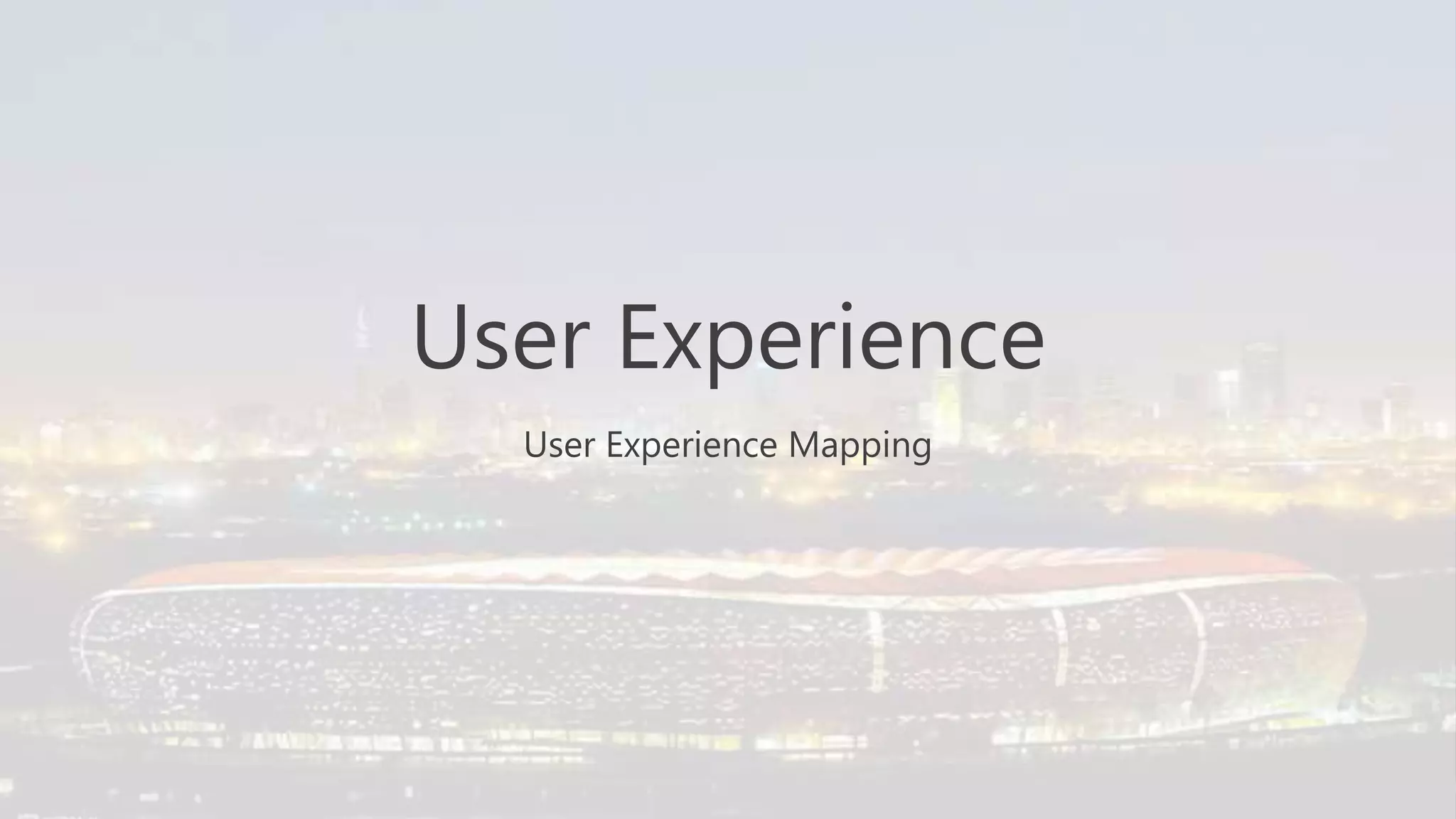 #UX : Experience Mapping Template | PPT