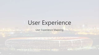 #UX : Experience Mapping Template | PPT