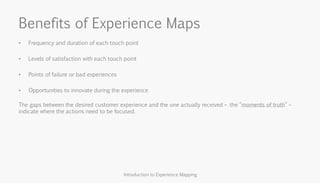 Experience mapping - UX Case study | PPTX
