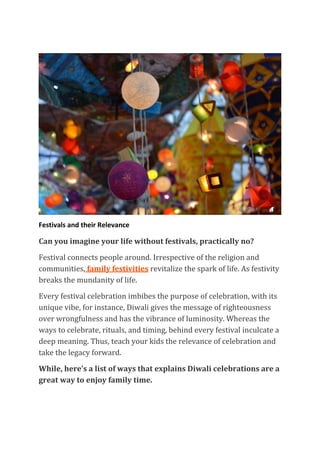 Experience Mind-Blowing Festivity with Family. | PDF