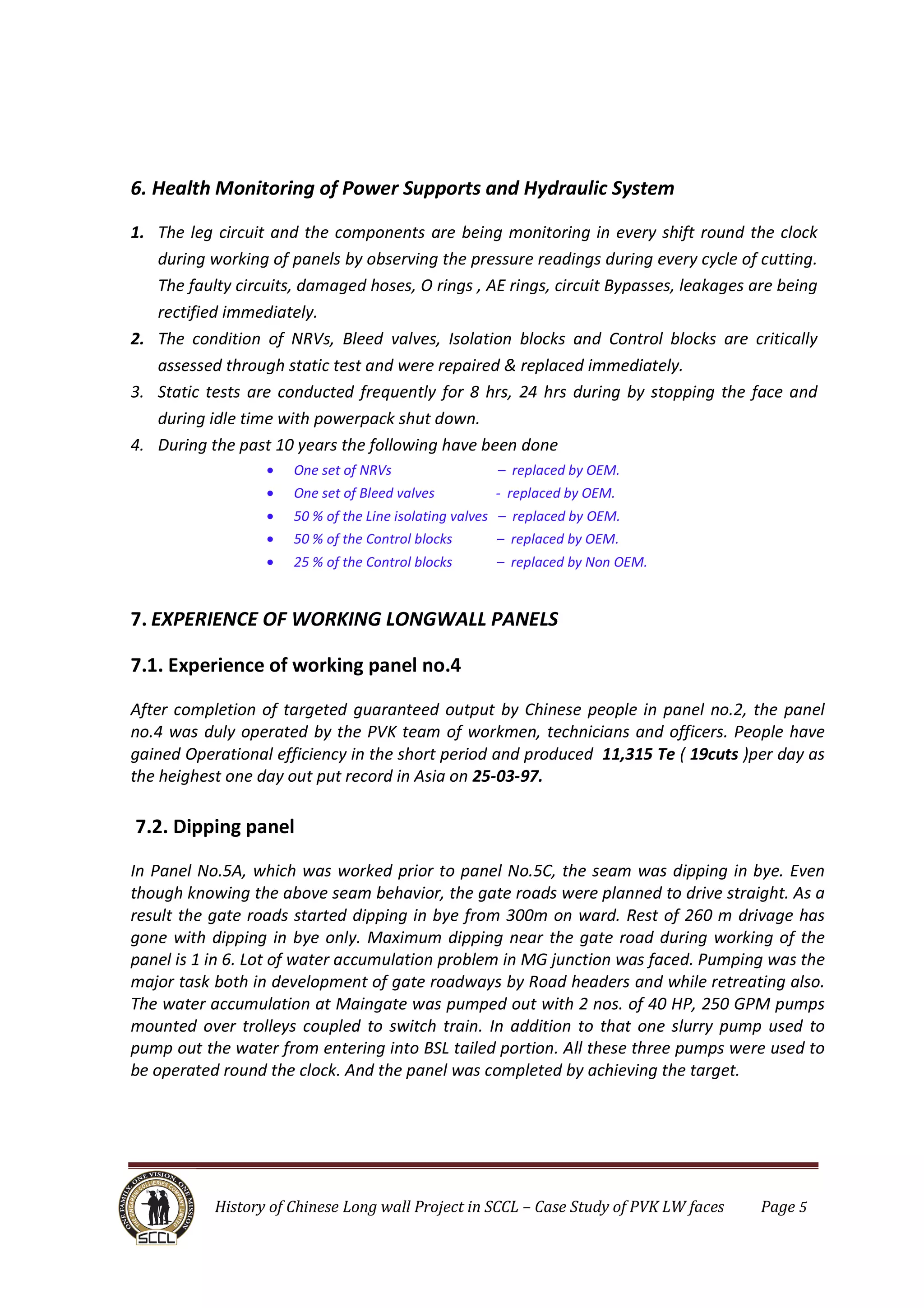 Longwall Mining- An experience of Longwall mining in Padmavathikhani ...