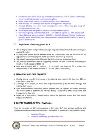 Longwall Mining- An experience of Longwall mining in Padmavathikhani ...