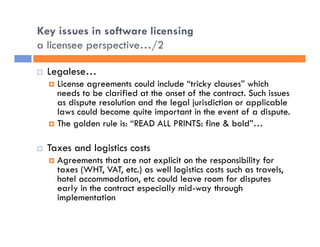 Experience of licensees notap presentation | PDF