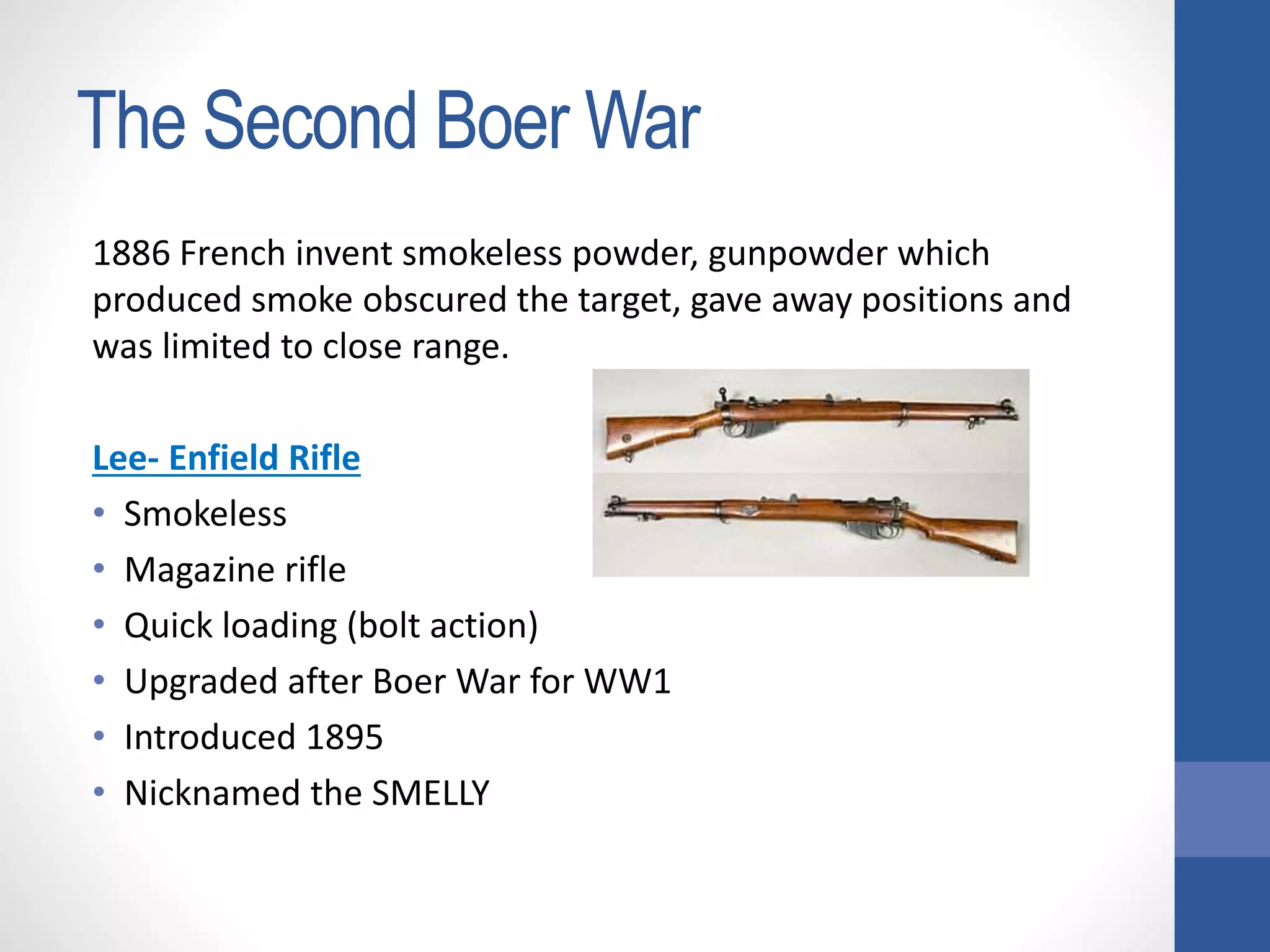 British Experience of warfare Artillery | PPTX