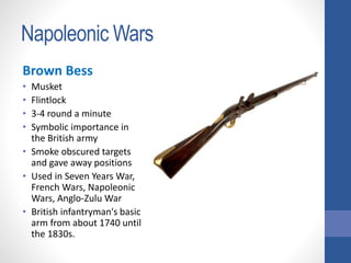 British Experience of warfare Artillery | PPTX