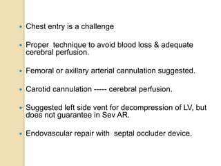 Pseudo aneurysm of ascending aorta & perfusion management. | PPT