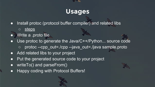 Experience protocol buffer on android | PDF