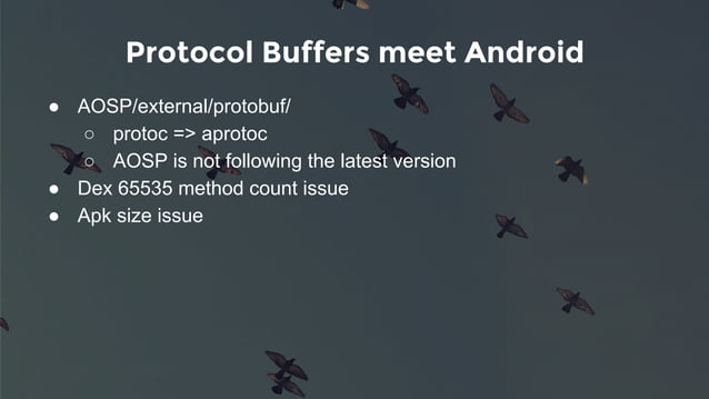 Experience protocol buffer on android | PDF