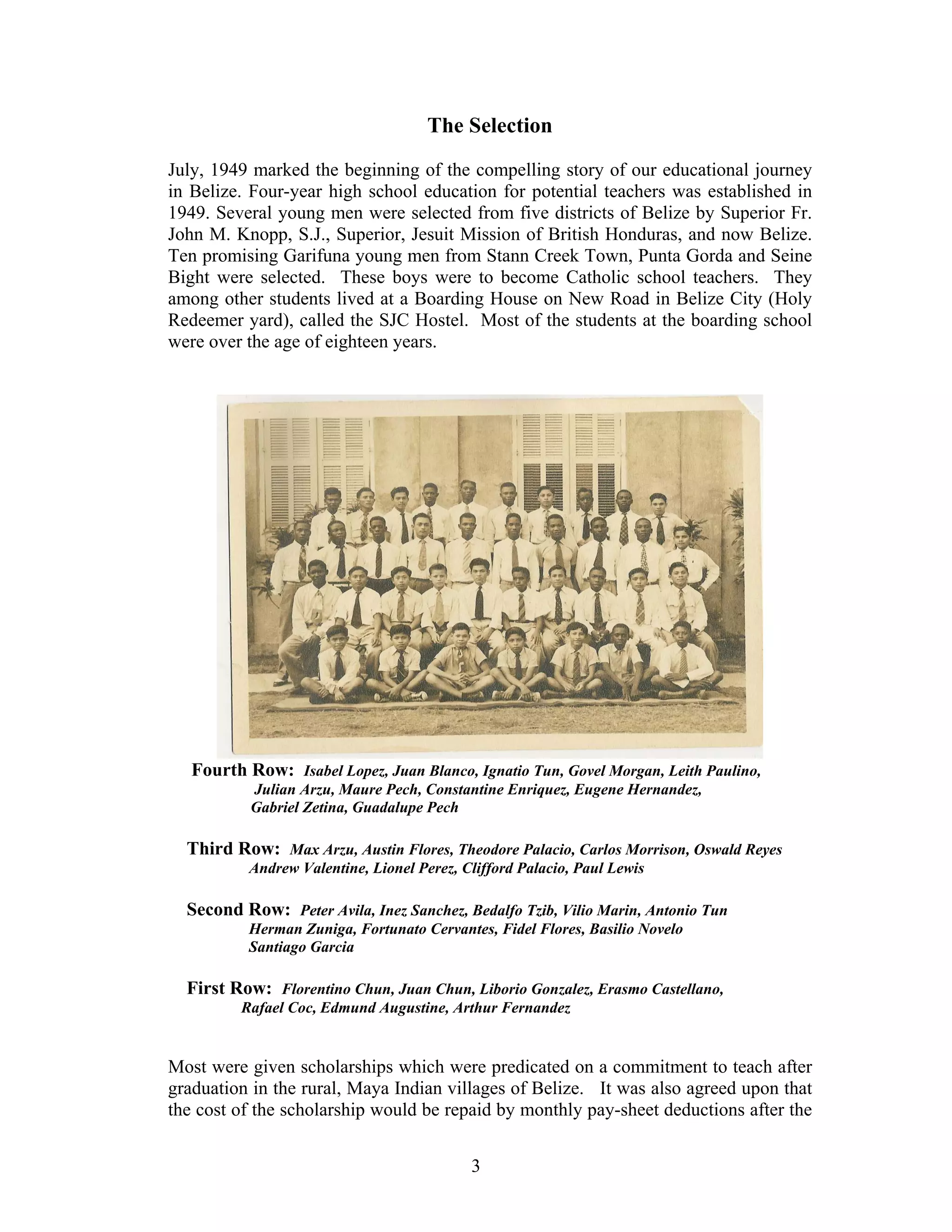 Experiences at St. John's College Under the Jesuits in Belize--1949 to ...