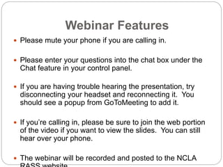 Experiences from the NCLA Leadership Institute | PPT