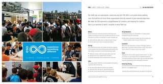 Experience Something Different School Trip Prospectus | PDF ...