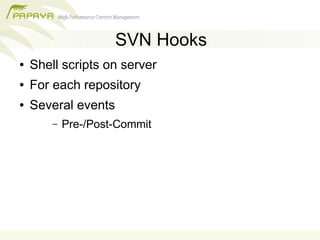 Experiences With Pre Commit Hooks | PPT