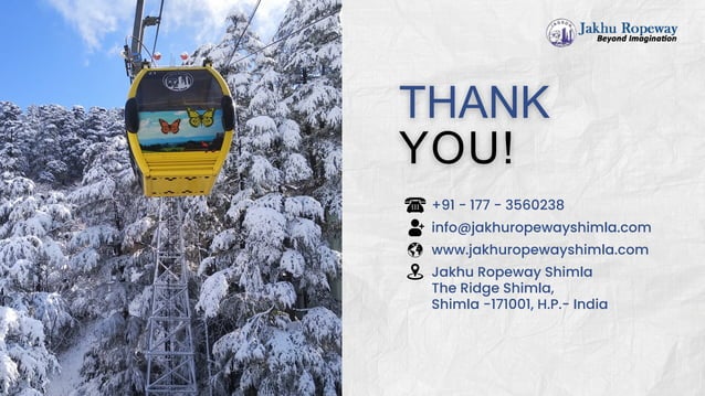 Experience the Majestic Jakhu Ropeway in Shimla | PPT