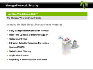 Experience the Windstream Advantage | PPT