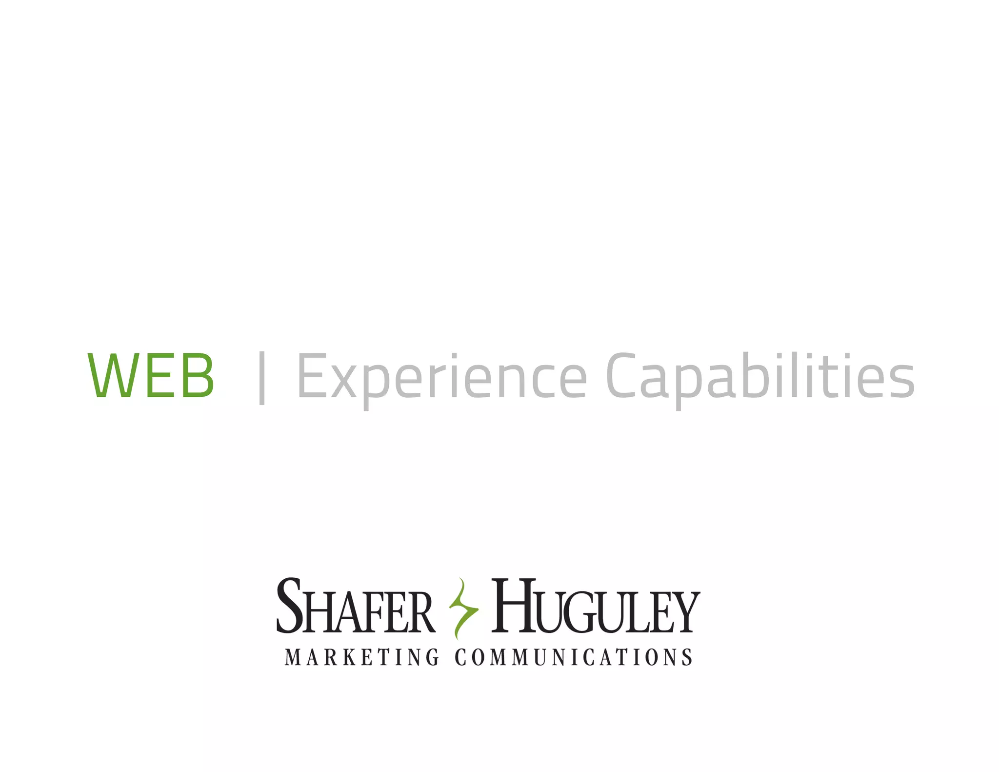 Experience Web Capabilities | PDF