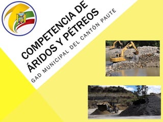 Experiencia áridos gad paute | PDF