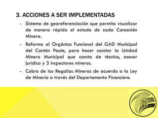 Experiencia áridos gad paute | PDF