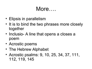 Experiencing the Psalms | PPT