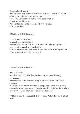 Experiencing Intercultural CommunicationAn Introduction6th e.docx