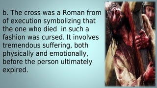 Experiencing The Cross.ppt This presentation explores biblical ...