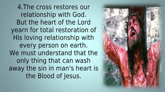 Experiencing The Cross.ppt This presentation explores biblical ...