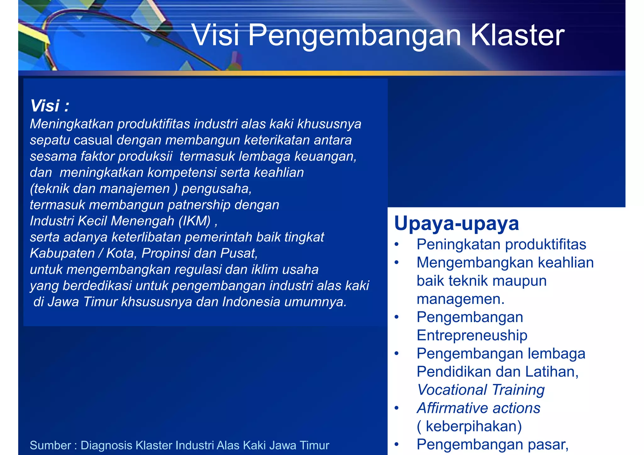 Pengengembangan klaster Industri | PDF