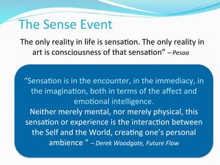 Experiential entertainment making a sense event - Derek Woodgate | PDF ...