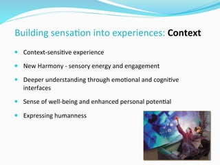 Experiential entertainment making a sense event - Derek Woodgate | PDF ...