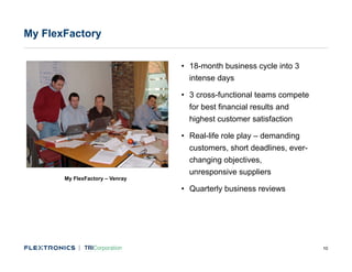 Flextronics’ Experiential Learning: Breaking Through Barriers to ...