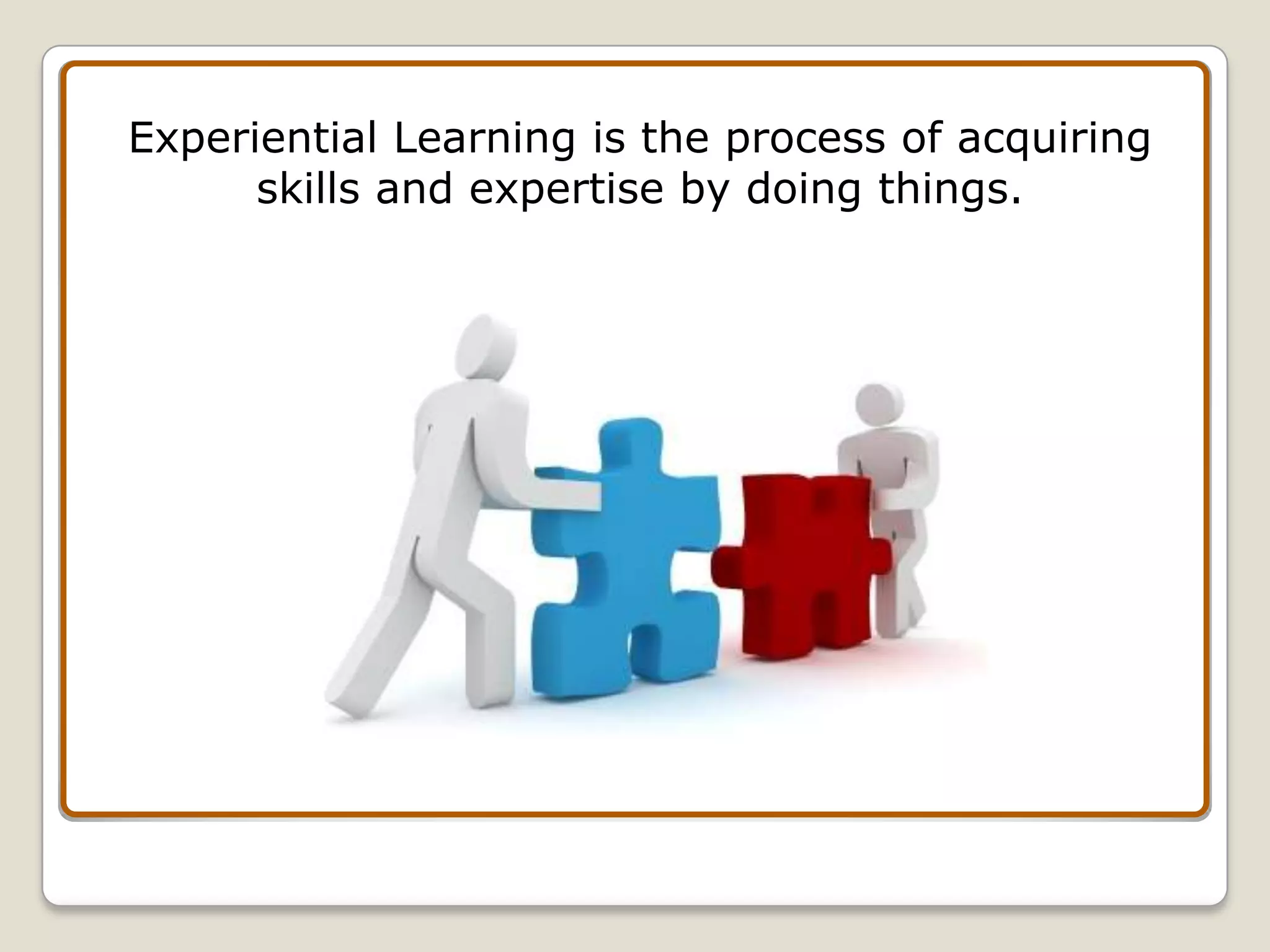 Experiential Learning - An Effective Learning Method | PPTX