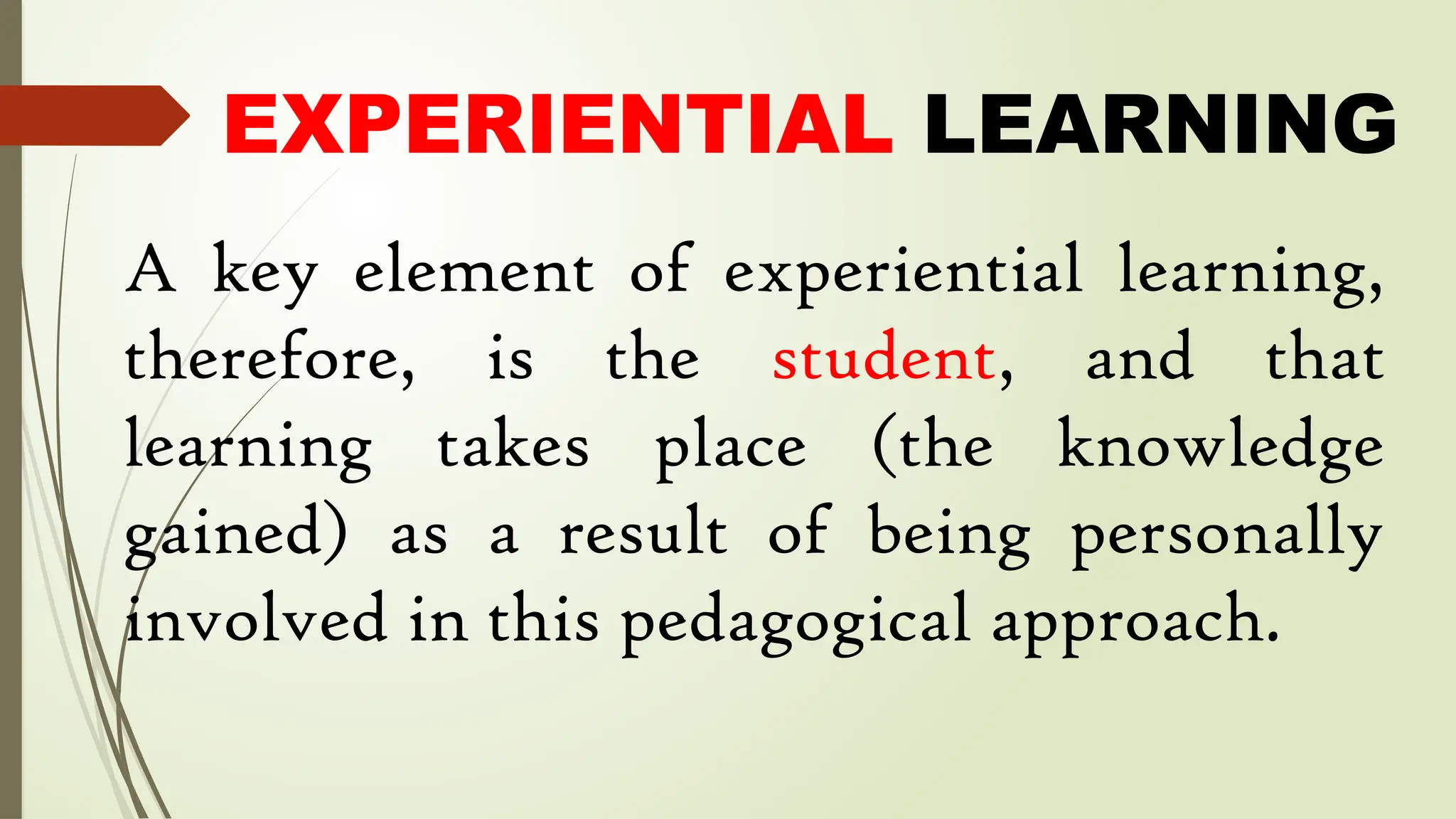Experiential Learning Integrativeeeepptx | PPTX