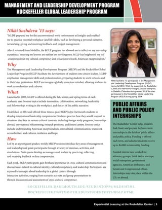 Experiential Learning Brochure | PDF