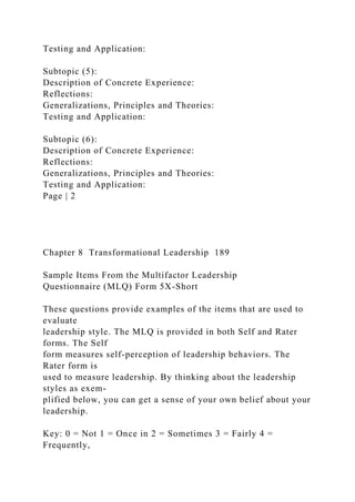 Experiential Learning Essay TemplateExperiential Learning .docx
