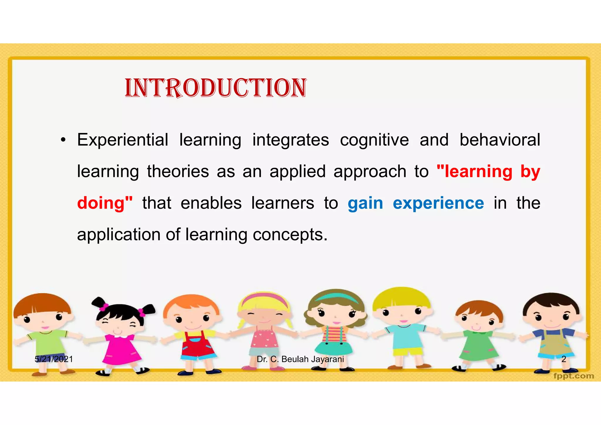 Experiential learning method | PPT | Free Download
