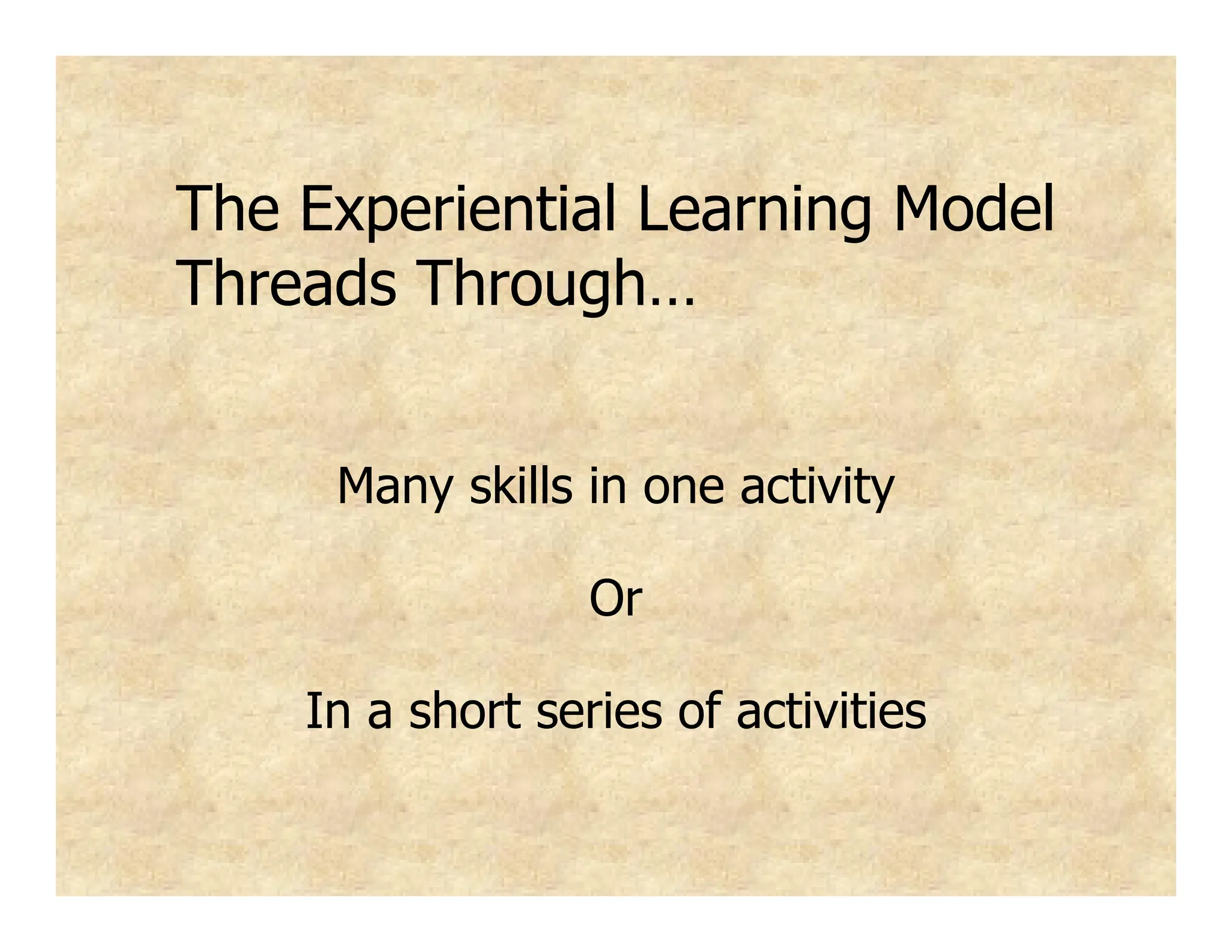 Experiential Learning for cbse students for nep 2020 | PDF