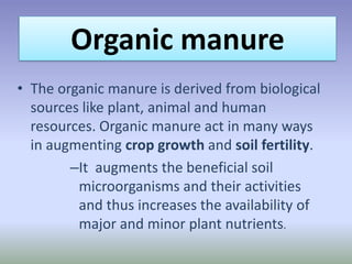 Experiential Learning Programme of Organic Production of Crops in ...