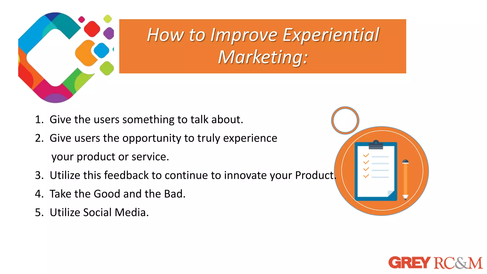 Experiential Marketing Campaigns | PPTX