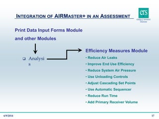 Experiential perspectives of air master+ for industrial compressed air ...