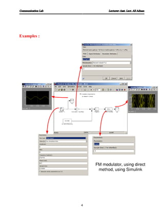 ANALOG COMMUNICATION SYSTEMS Amplitude Modulation using Multisim | PDF