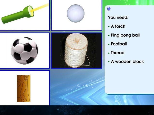 Experiment of Sun Eclipse | PPT