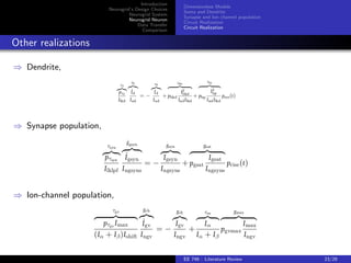 Neurogrid : A Mixed-Analog-Digital Multichip System for Large-Scale ...