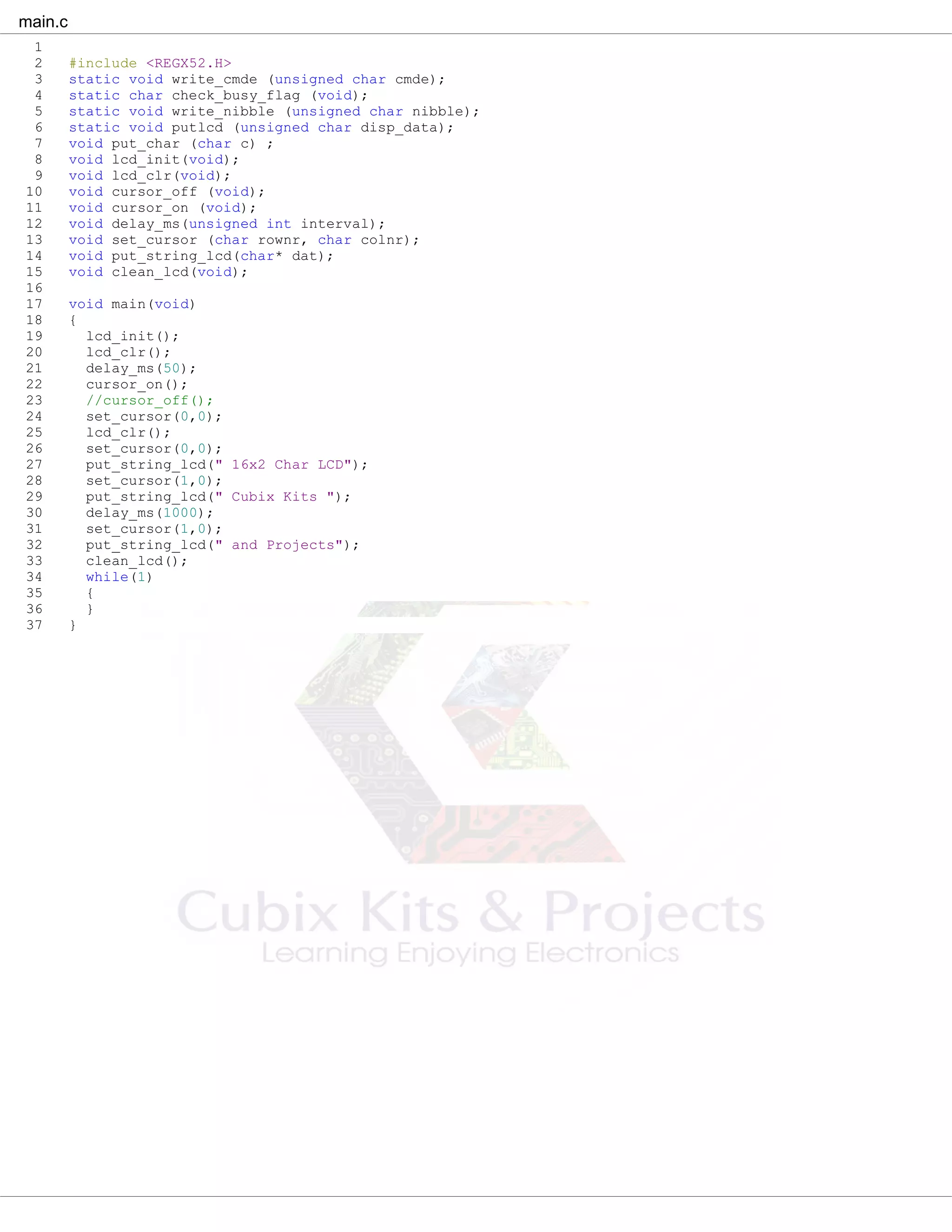 Experiment 16 x2 parallel lcd | PDF